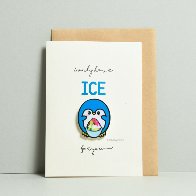 Ice Pin Badge Card — Artably